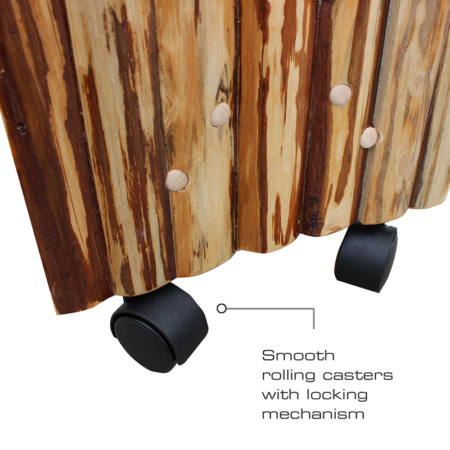 Rush Creek Creations 16-Rod Double-Sided Rolling Fishing Rod Storage ...