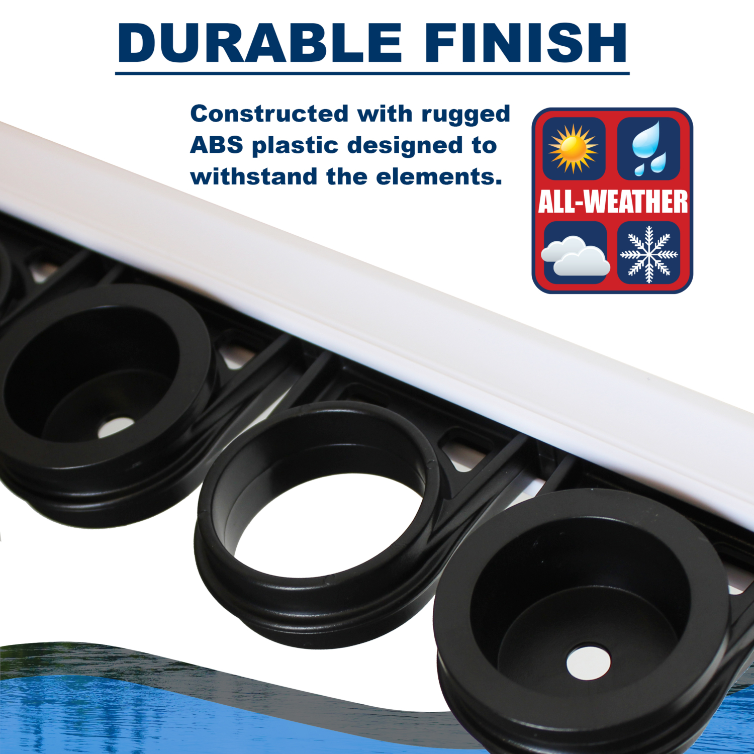 Rush Creek Creations 6-Rod Wall or Ceiling Fishing Rod Storage Rack ...