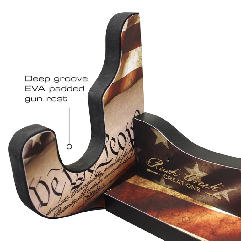 1-Rifle/Shotgun Wall Storage Display Rack (Available in 6 colors ...