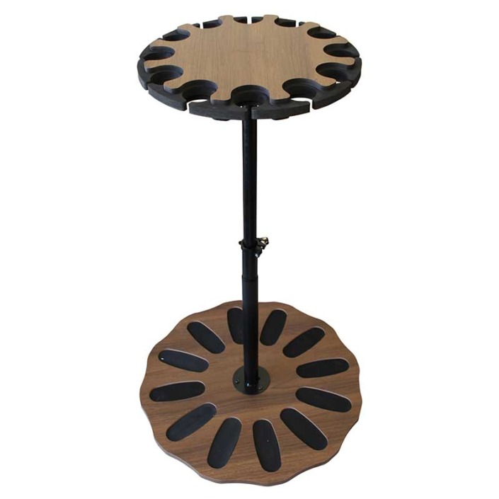 Rush Creek Creations Adjustable Height Indoor Spinning 12 Gun Storage ...
