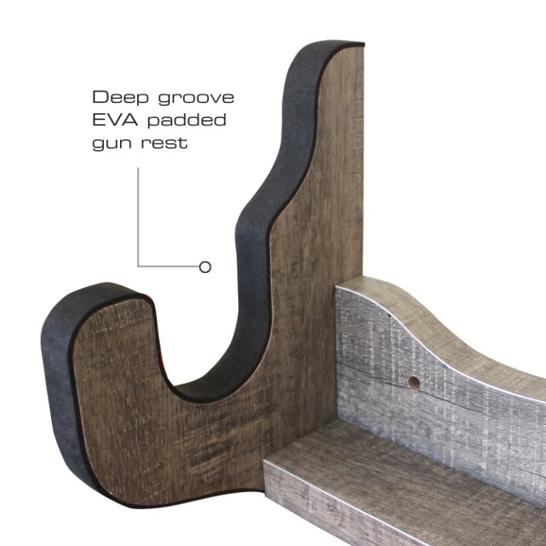 1-Rifle/Shotgun Wall Storage Display Rack (Barn Wood) - Rush Creek ...
