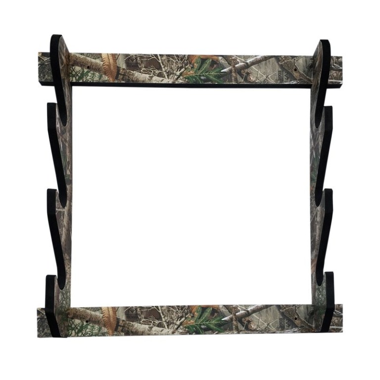 Rush Creek Creations Wall-Mount 3-Gun Storage Display Rack for Rifles ...