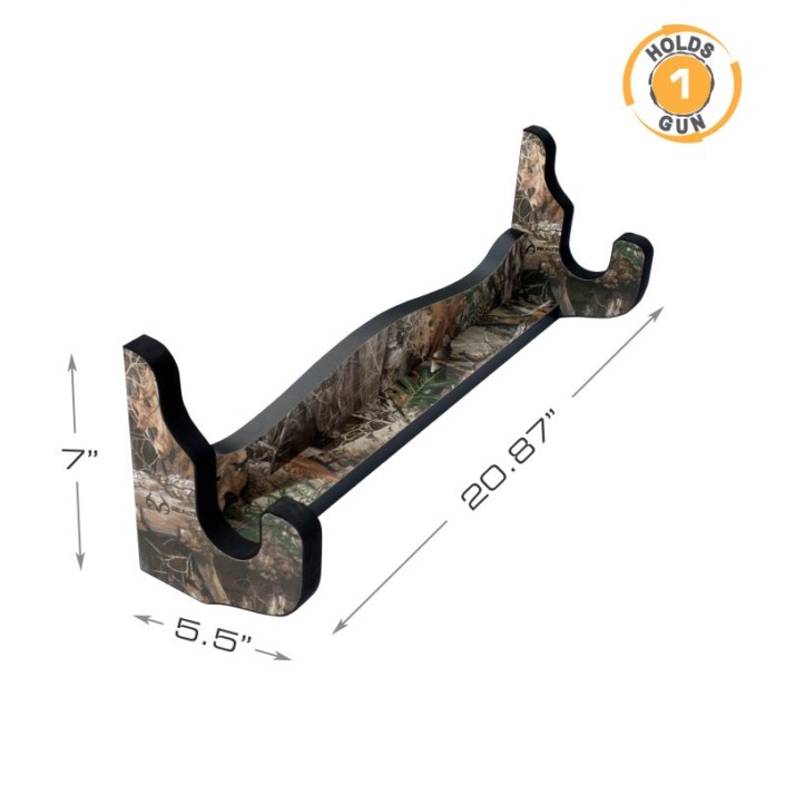 1-Rifle/Shotgun Wall Storage Display Rack (REALTREE Edge Camo) - Rush ...