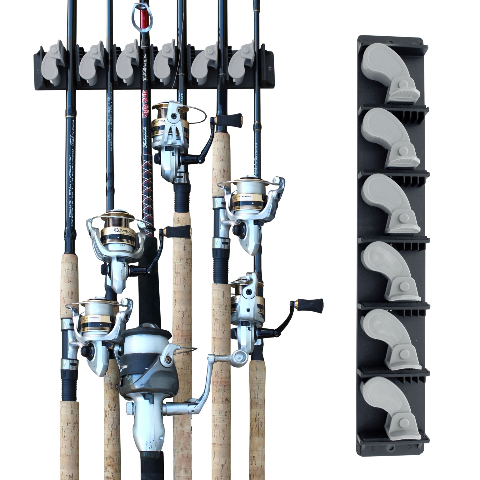 Wall-Mounted Fishing Rod Holder – Space-Saving Vertical Rod Rack for ...